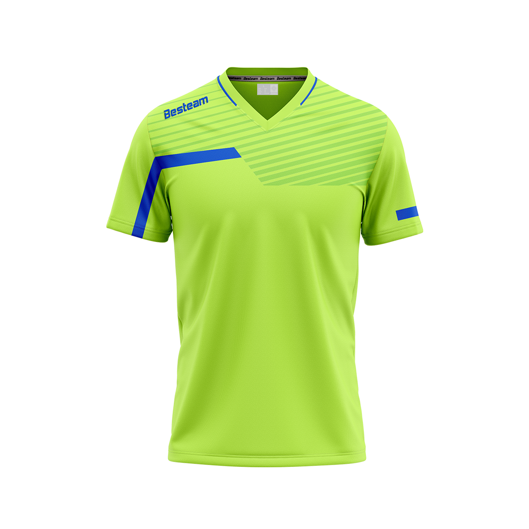 Cordoba T-Shirt Kids Fluro Yellow / Royal Blue – Besteam Sport