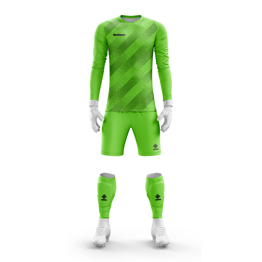 Ederson Gk Kit Fluro Green PADDED – Besteam Sport