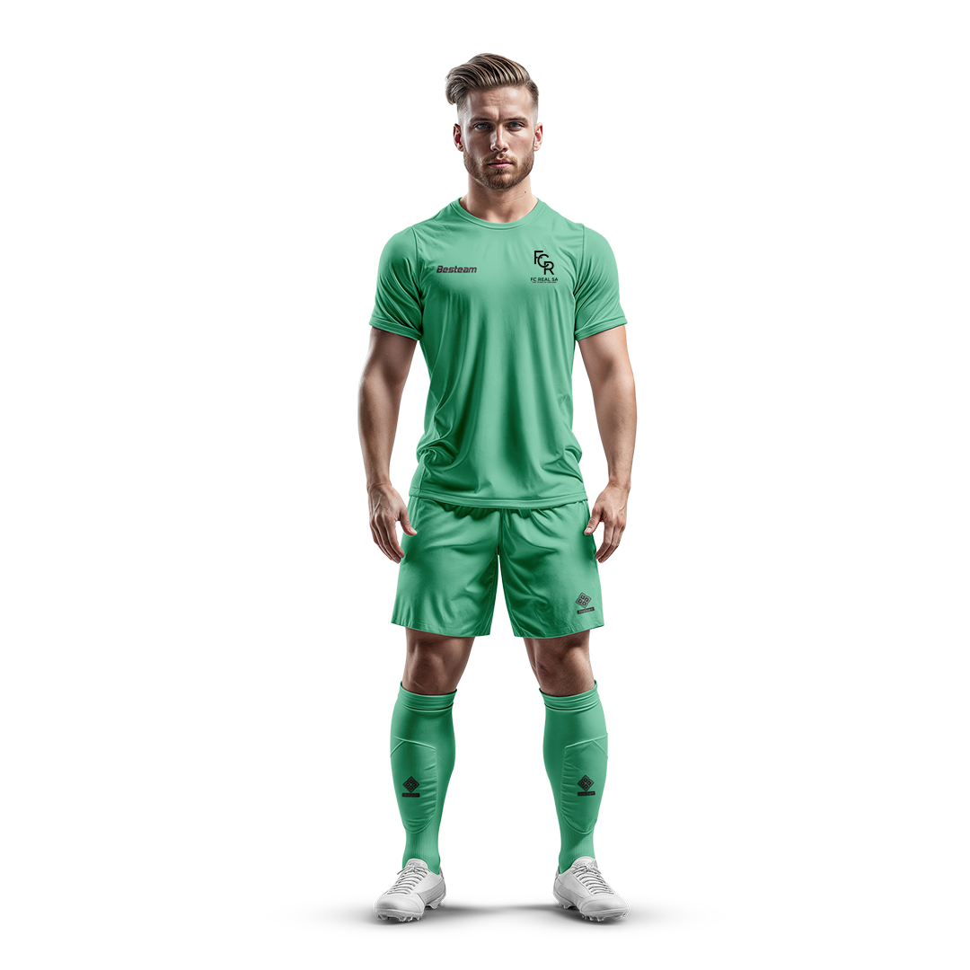 Clasico Football Kit Mint Green - FC REAL SA – Besteam Sport