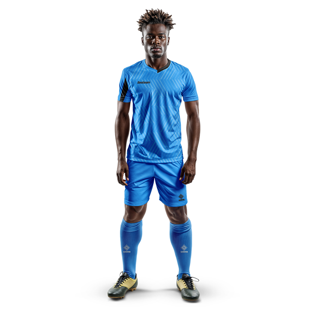 Cadiz Team Kit Lake Blue/Black (Set of 20) – Besteam Sport