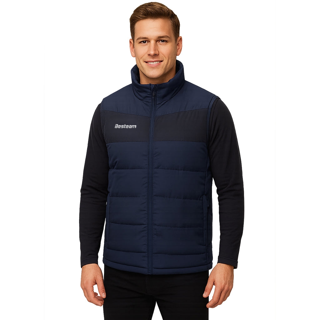 Porto Puffa Vest Royal Blue/Navy – Besteam Sport