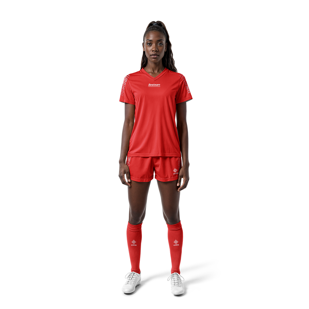 Women Signature Football Kit Red – Besteam Sport