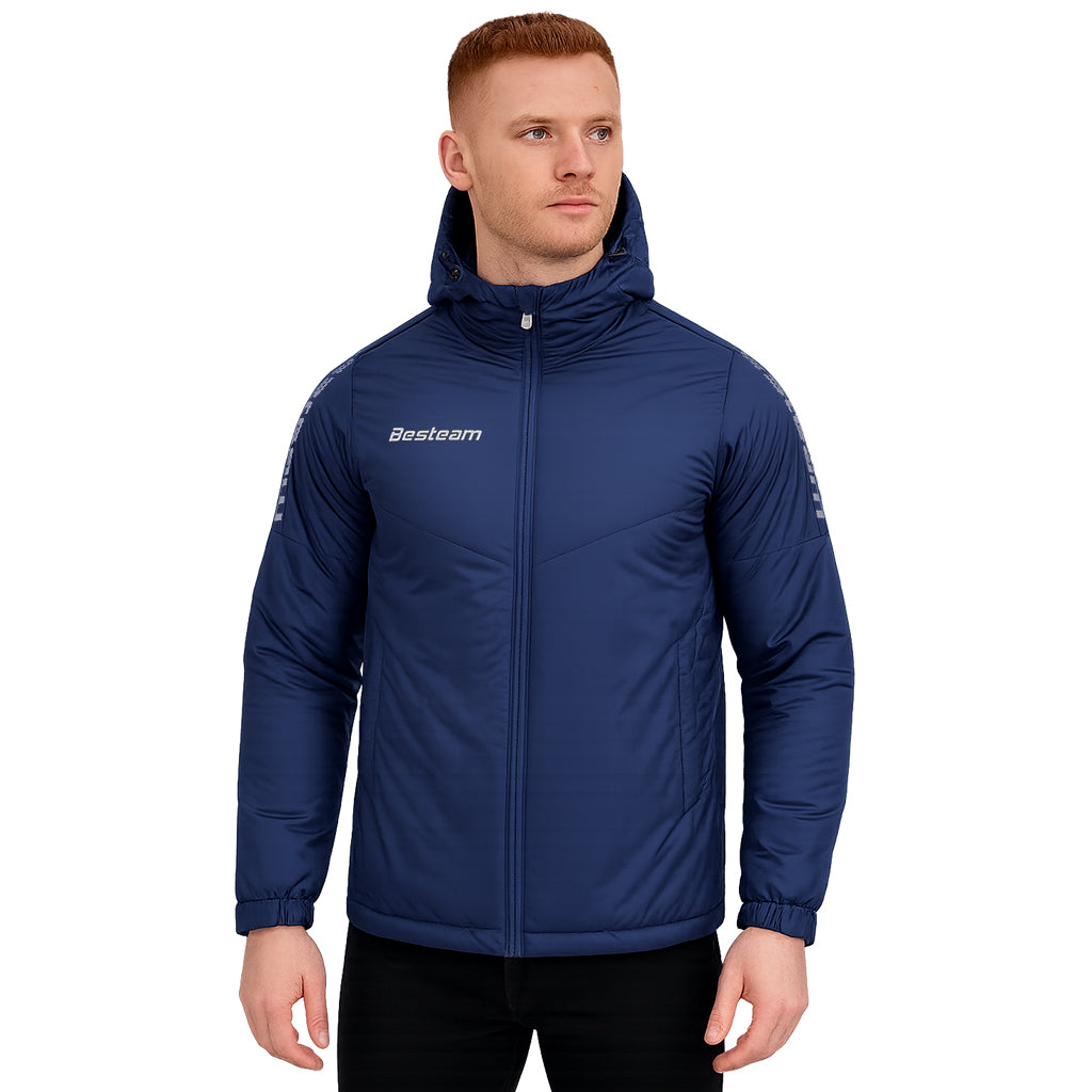 Signature Puffa Jacket Navy PROMO – Besteam Sport