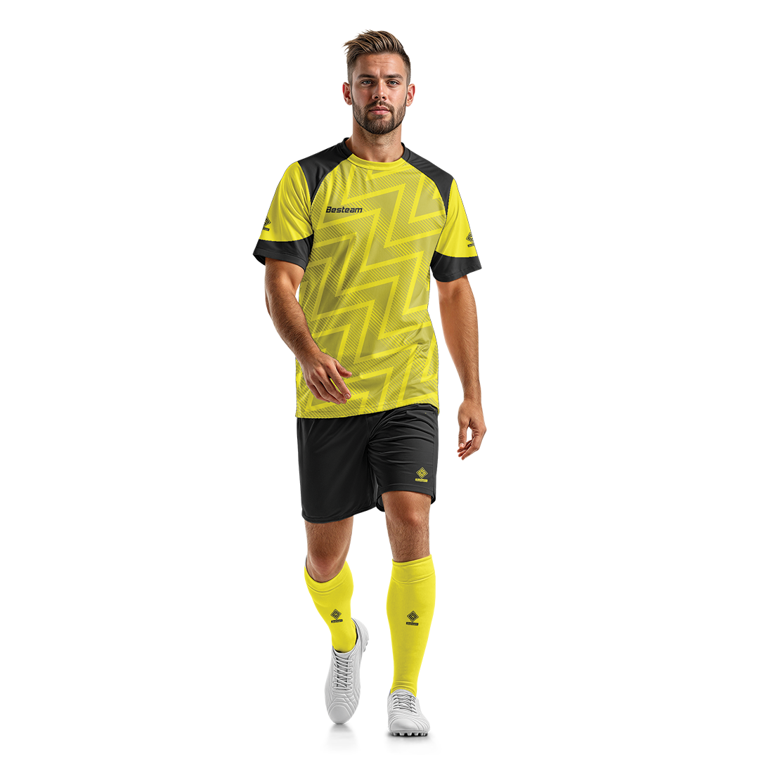 Zanetti Football Kit Bright Yellow/Black – Besteam Sport