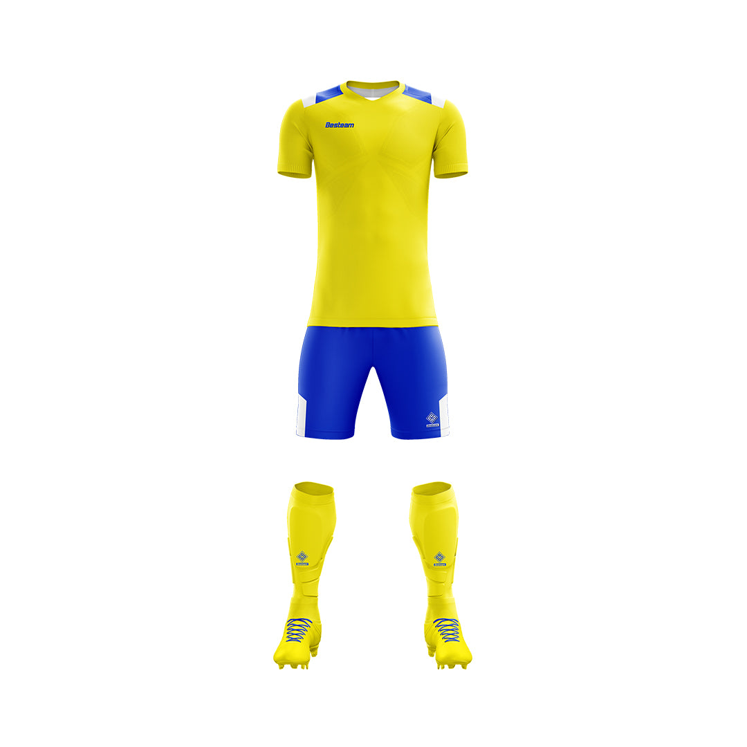 Levante Soccer Kit Royal Yellow/Royal Blue/White – Besteam Sport